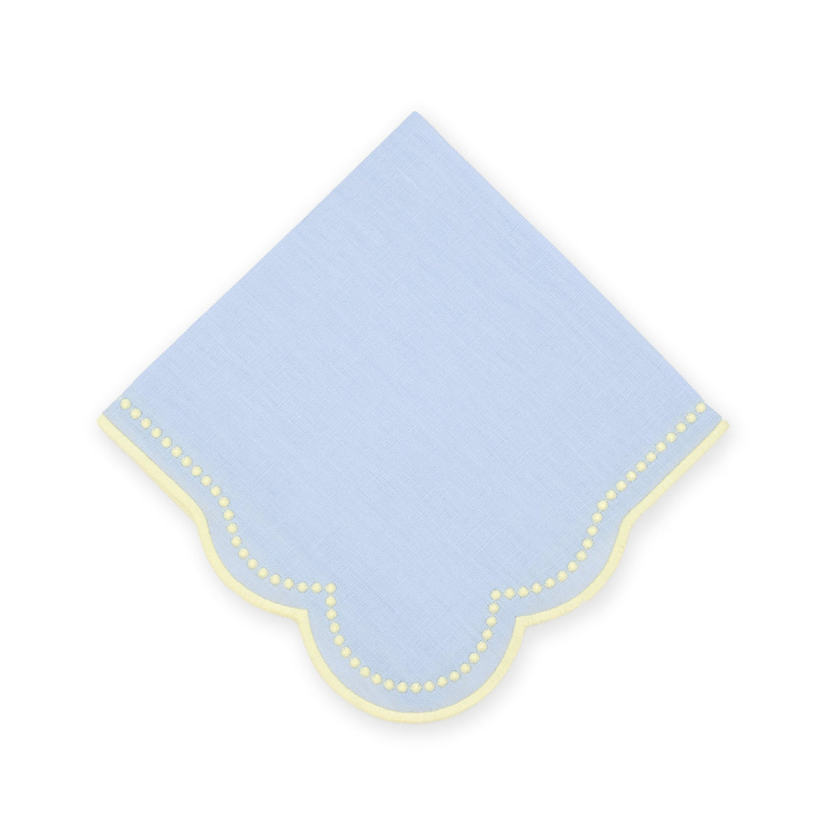 Dotted Scallop Blue & Yellow Collection – Collecto