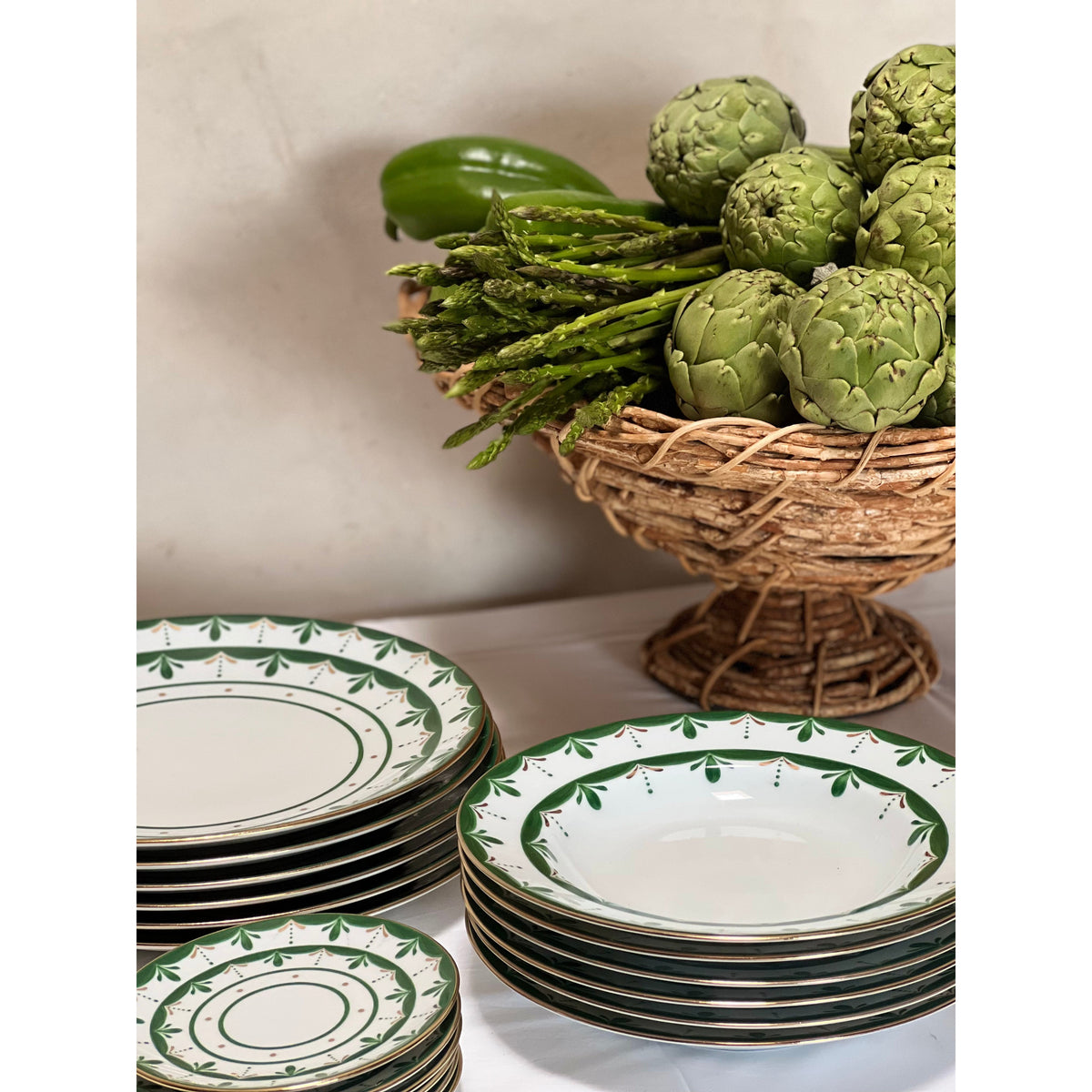 Alhambra Green Dinner Plate, Set of 2 – Collecto