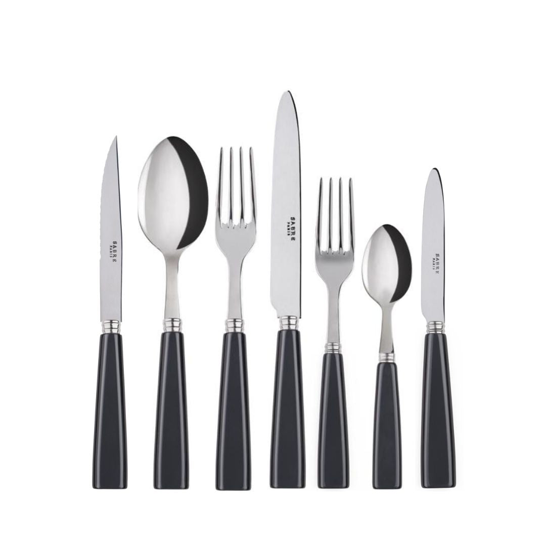 Icône Dark Gray Flatware Set, 5 Pieces – Collecto