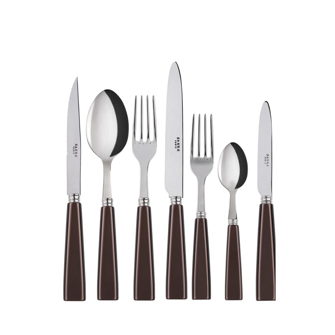 Icône Brown Flatware Set, 5 Pieces – Collecto